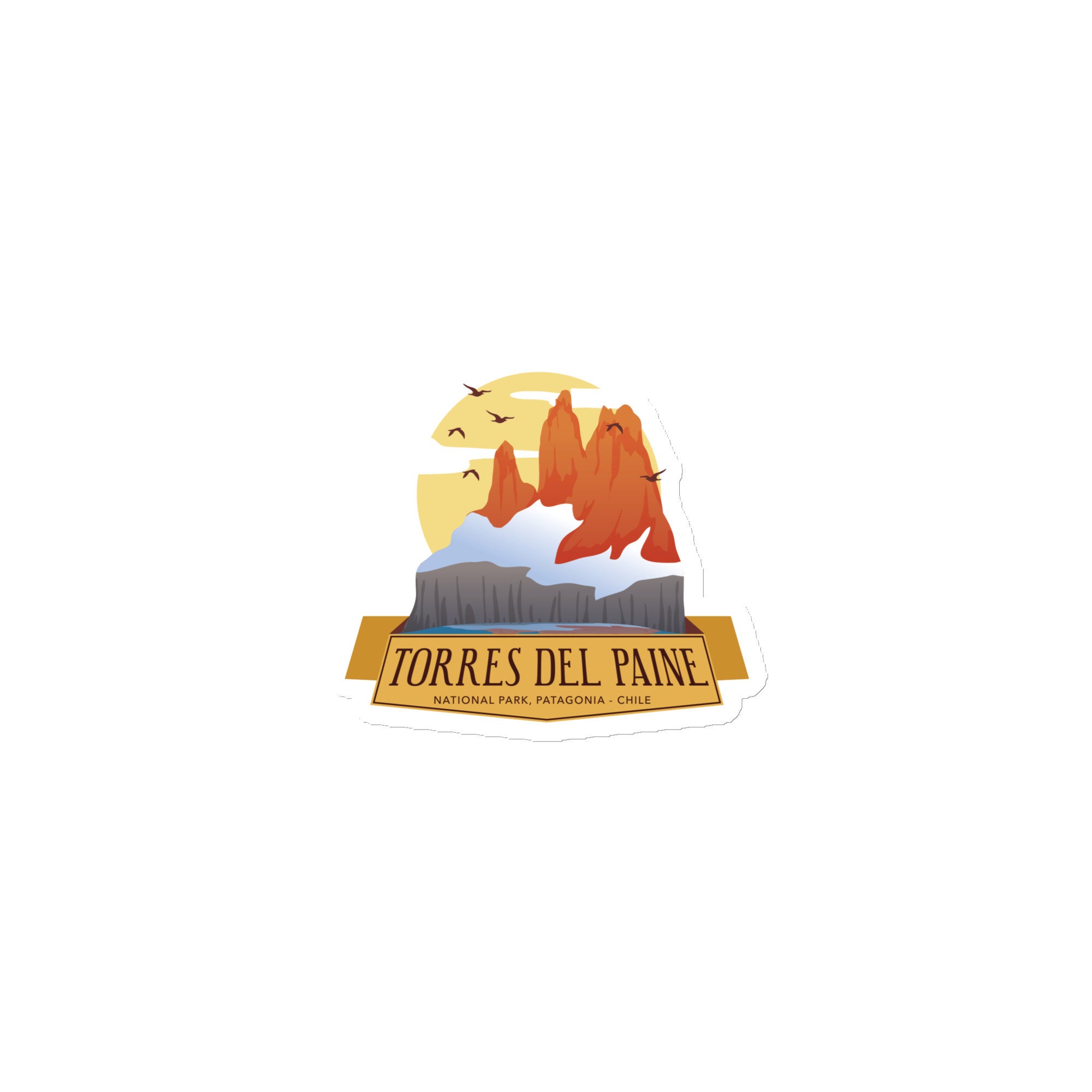 Torres Del Paine Circuit Magnet - Chile - Etsy