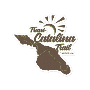 Trans Catalina Trail - California Bubble-freie Sticker - Etsy