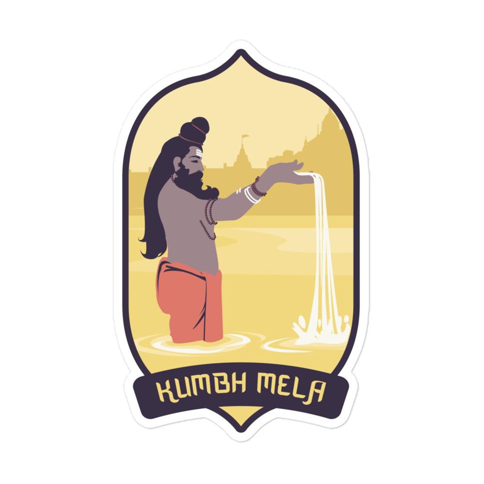 Kumbh Mela Stickers - Festival of India - Etsy