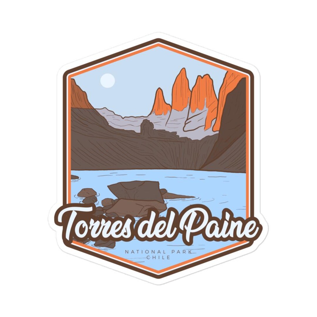 Torres Del Paine National Park Stickers - Chile - Etsy