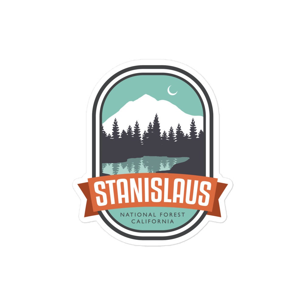 Stanislaus National Forest - California Bubble-free Stickers - Etsy