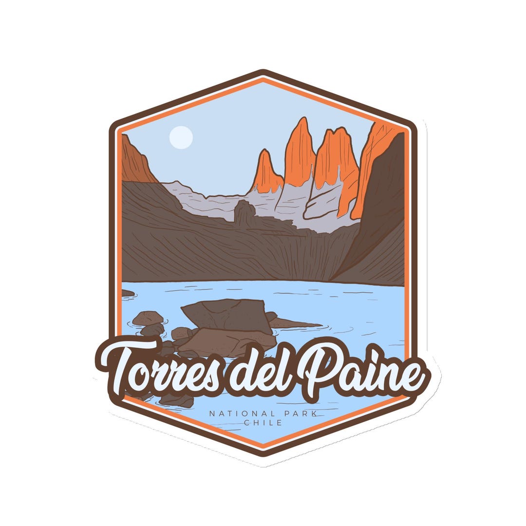 Torres Del Paine National Park Magnet - Chile - Etsy