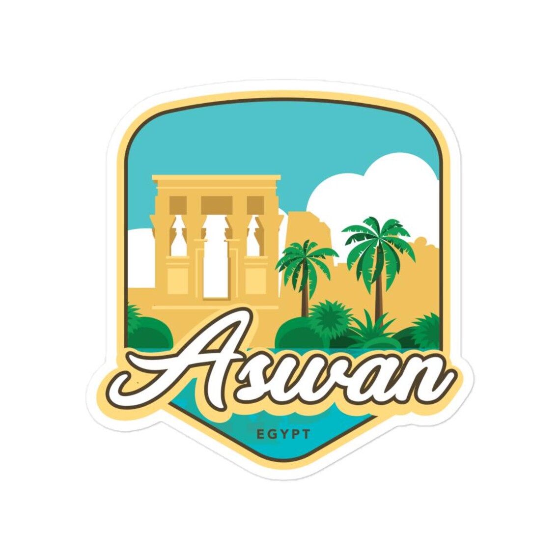 Aswan Stickers – Egypt - Etsy