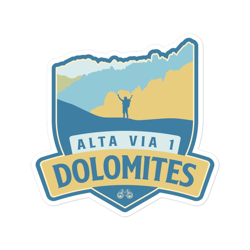 Alta via 1 Stickers - Dolomites - Etsy