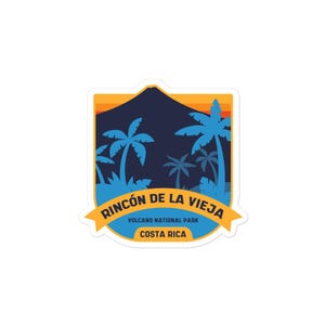 Rincon De La Vieja Volcano National Park Stickers - Costa Rica - Etsy