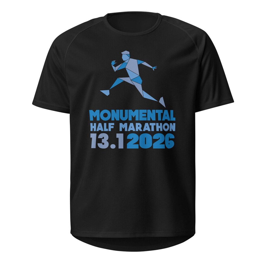 Monumental Half Marathon – 2026 Unisex Sports Jersey - Personalize With ...