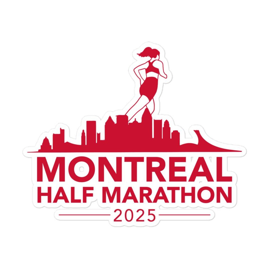 Montreal Half Marathon Stickers – 2025 - Etsy