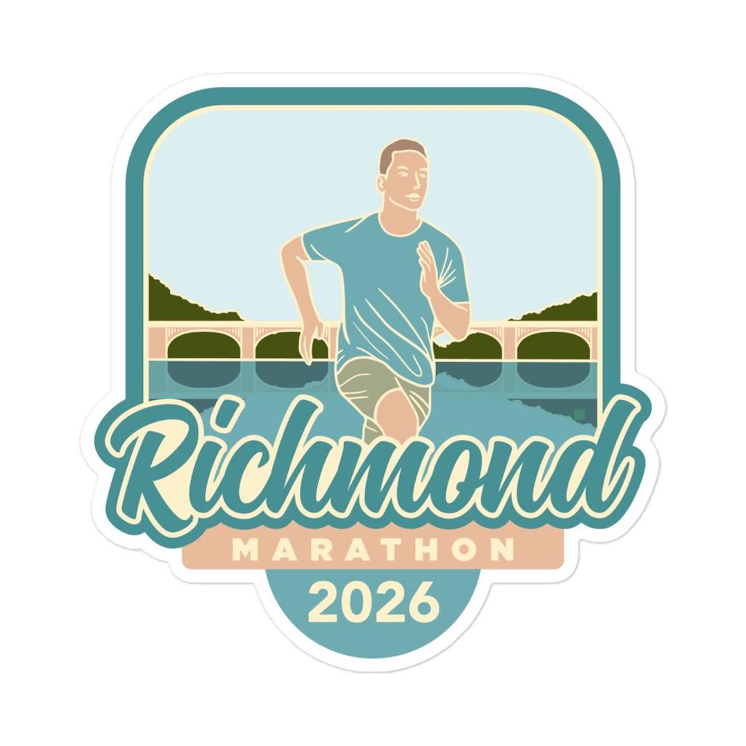 Richmond Marathon Stickers – 2026 - Etsy