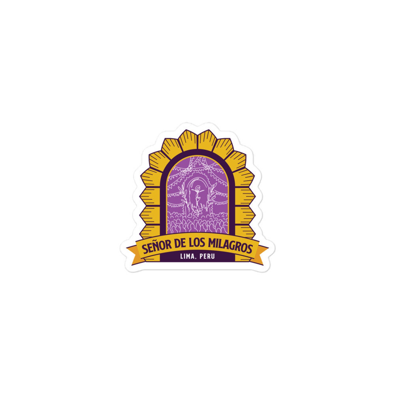 Senor De Los Milagros – Lima, Peru Bubble-free Stickers - Etsy
