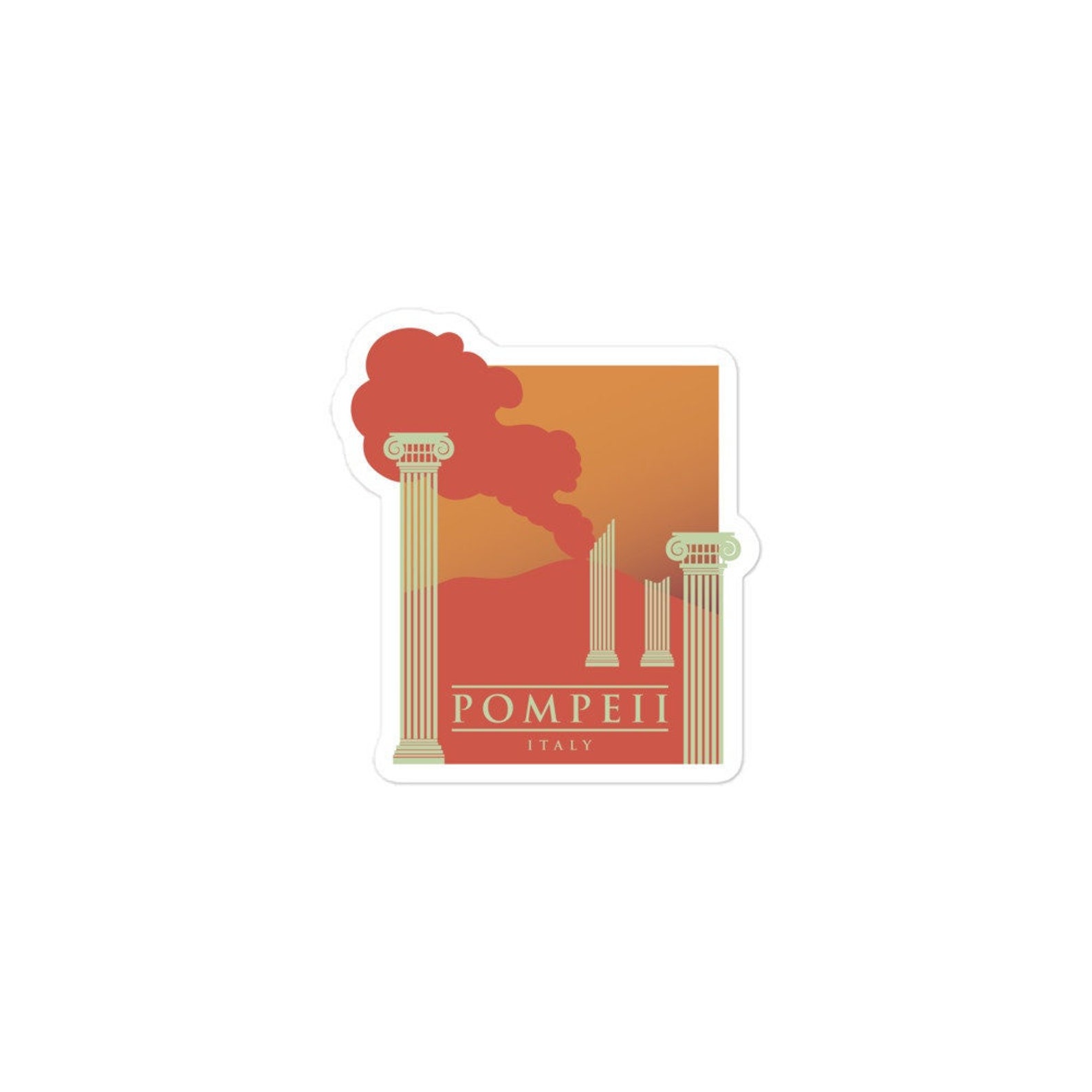 Ruins of Pompeii - Italy Bubble-free Stickers - Etsy