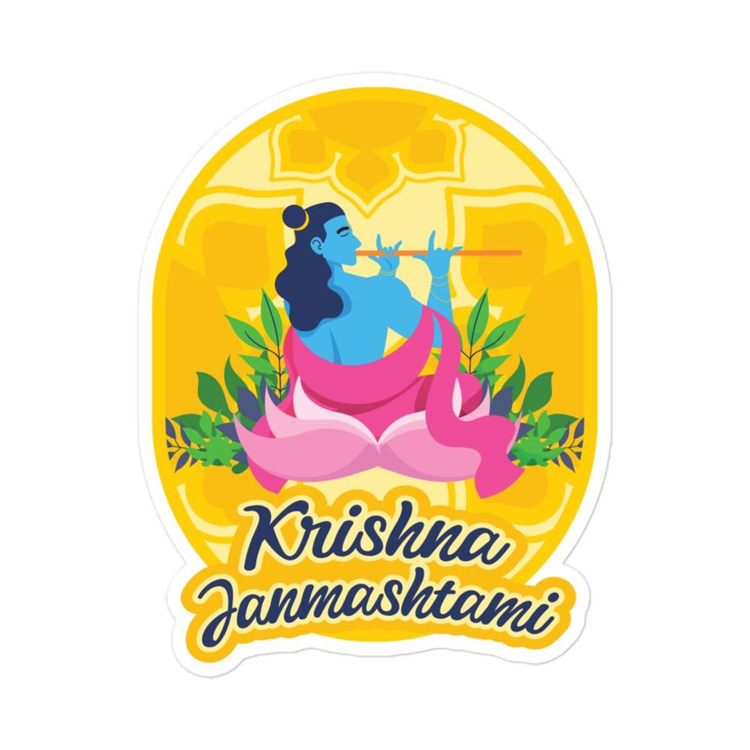 Krishna Janmashtami Stickers - Festival of India - Etsy