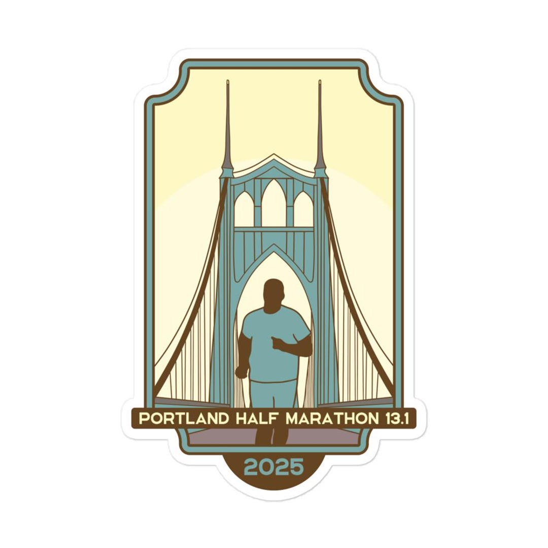 Portland Half Marathon Stickers – 2025 - Etsy