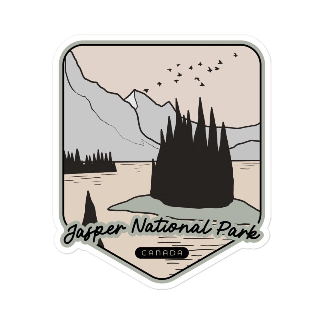 Jasper National Park Stickers - Canada - Etsy