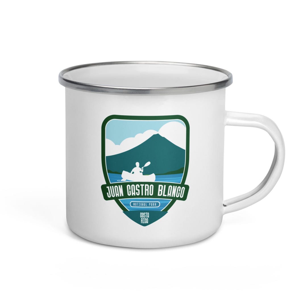 Juan Castro Blanco National Park Enamel Mug - Costa Rica - Etsy