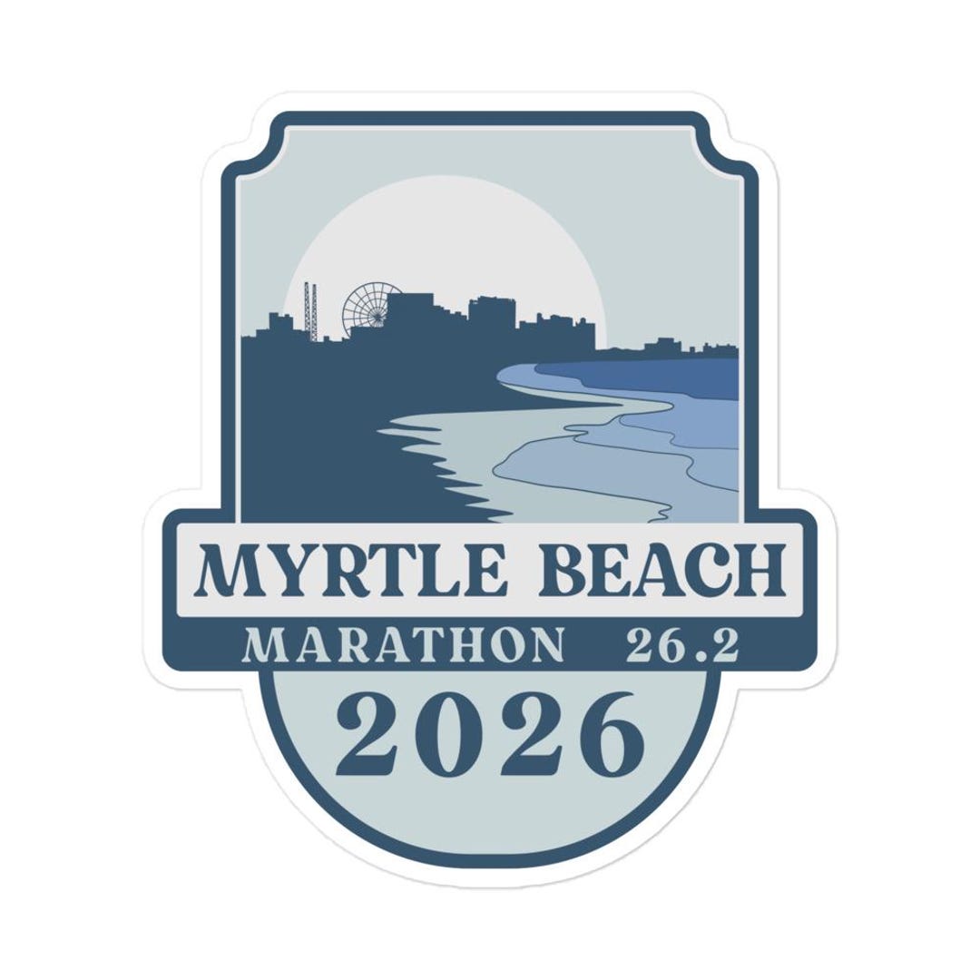 Myrtle Beach Marathon Stickers – 2026 - Etsy