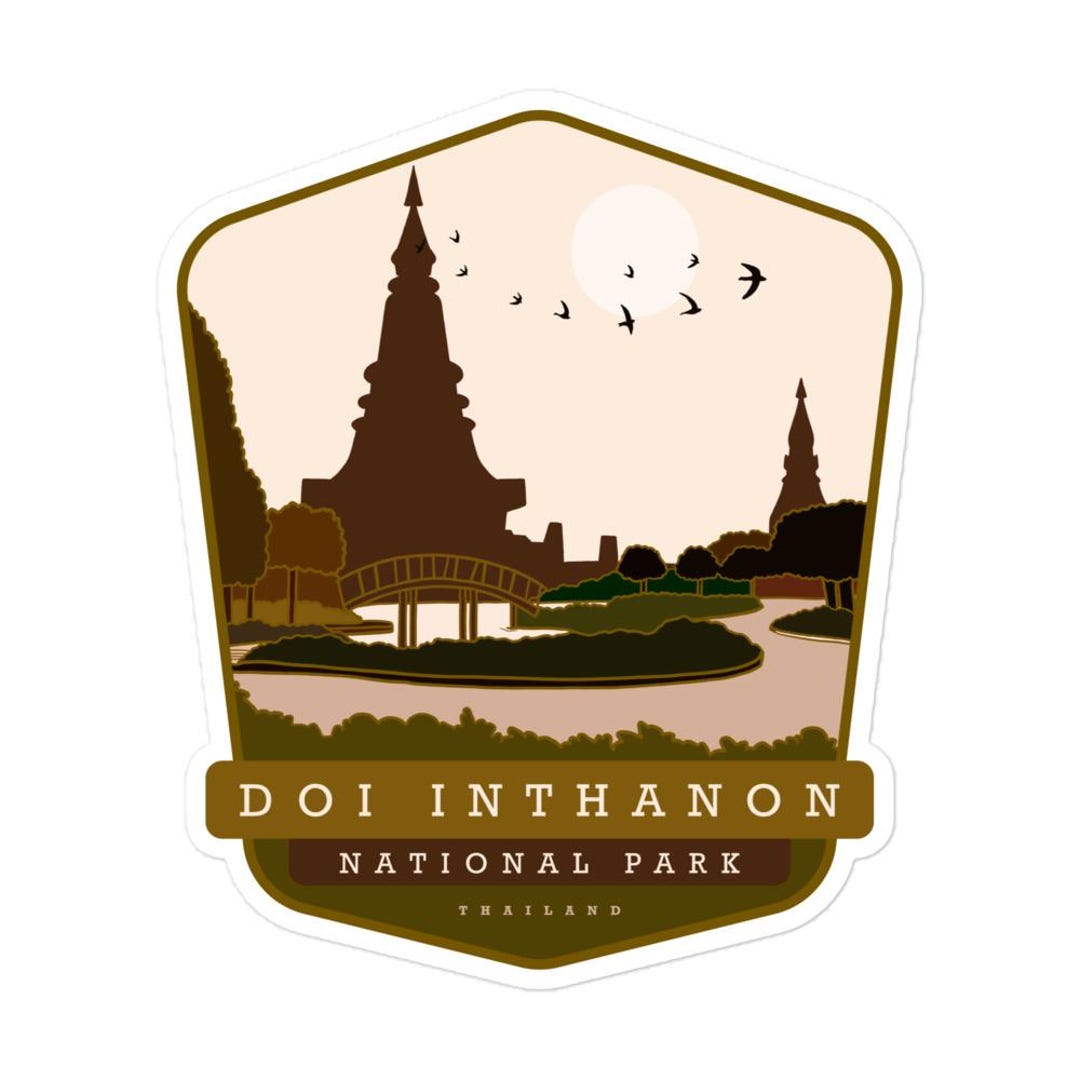 Doi Inthanon National Park Stickers - Thailand - Etsy