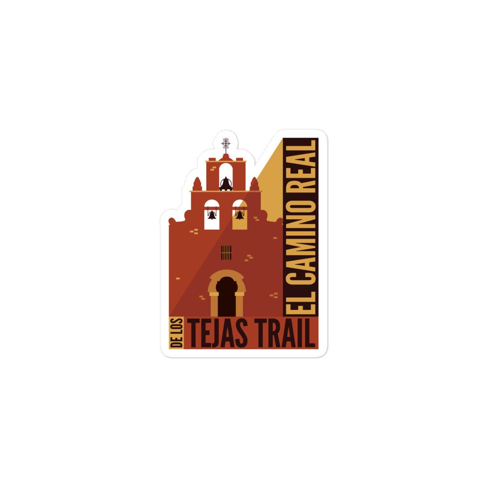 El Camino Real De Los Tejas Trail Bubble-free Stickers - Etsy
