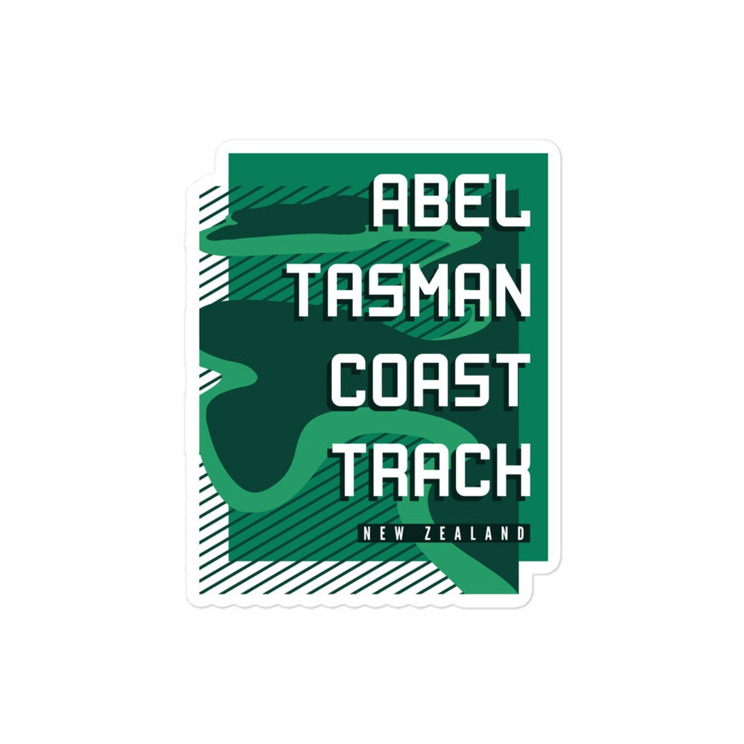 Abel Tasman Coast Track - New Zealand Bubble-free Stickers - Etsy