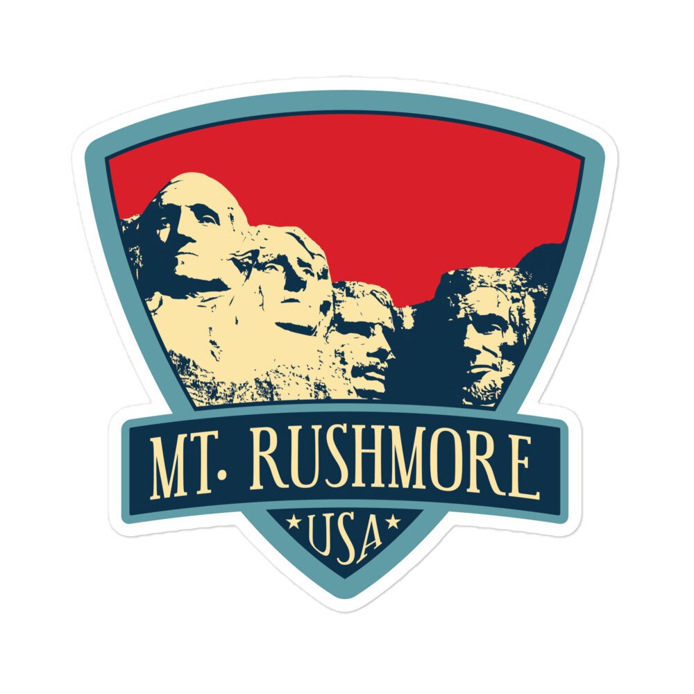 Mt. Rushmore Sticker | Etsy