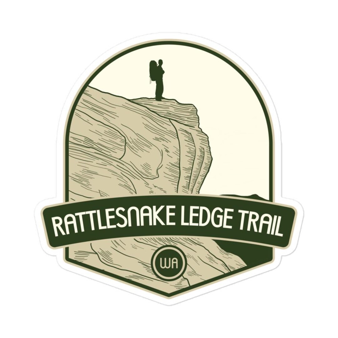 Rattlesnake Ledge Trail Stickers – Washington Hiker - Etsy