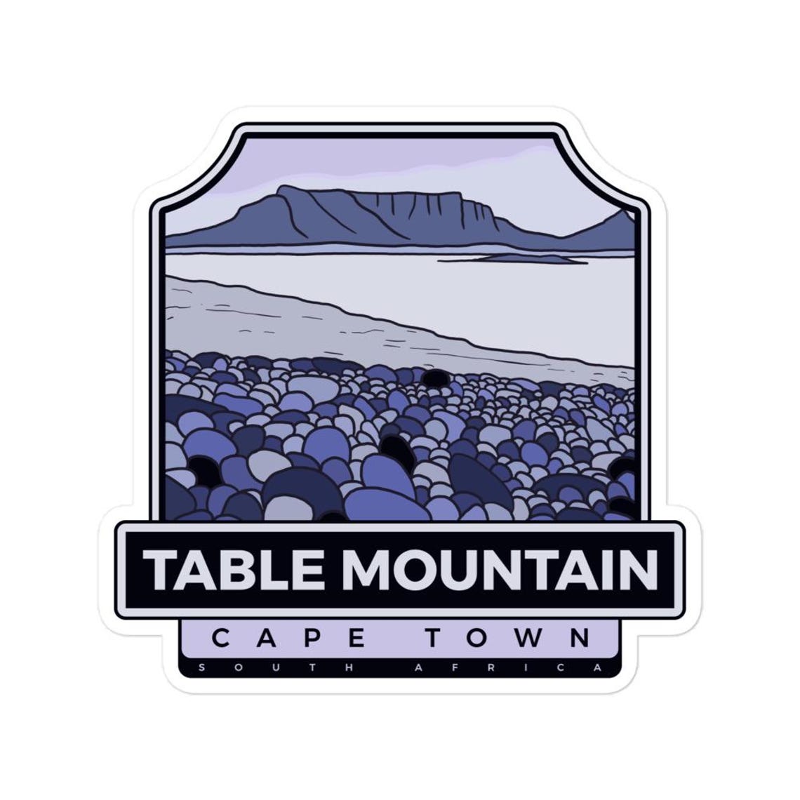 Table Mountain Stickers - Cape Town, South Africa - Etsy
