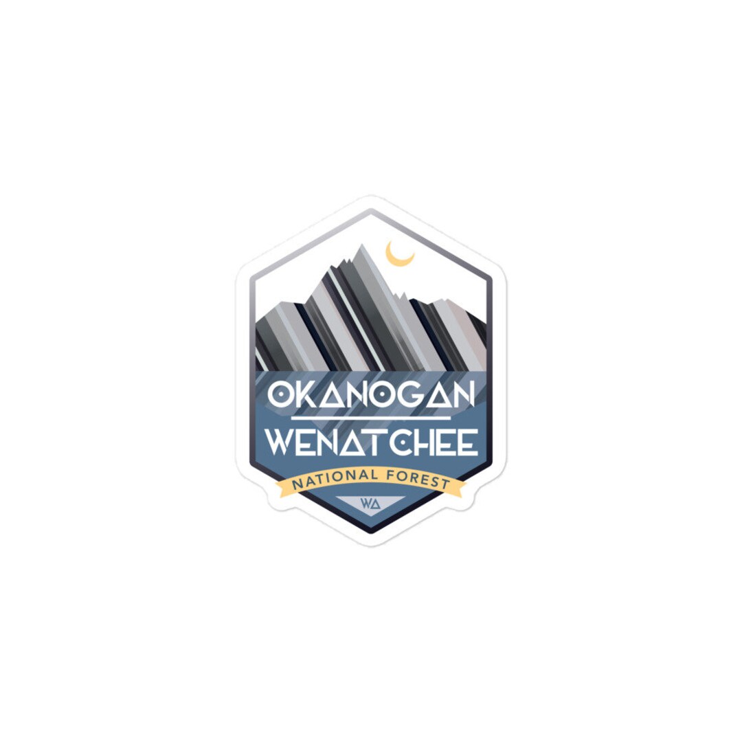 Okanogan-wenatchee National Forest – Washington Bubble-free Stickers - Etsy