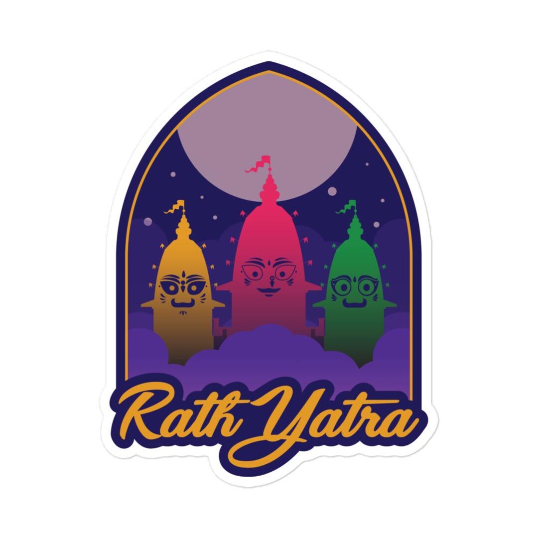 Rath Yatra Stickers - Festival of India - Etsy Canada