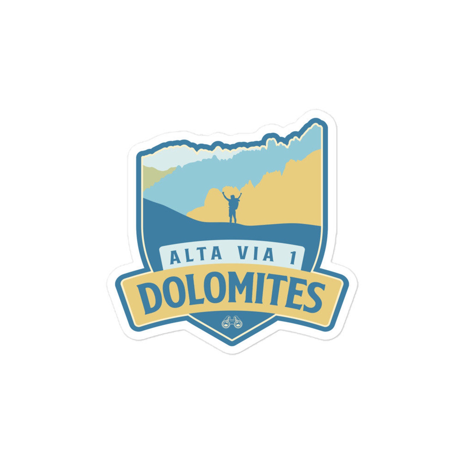 Alta via 1 Stickers - Dolomites - Etsy