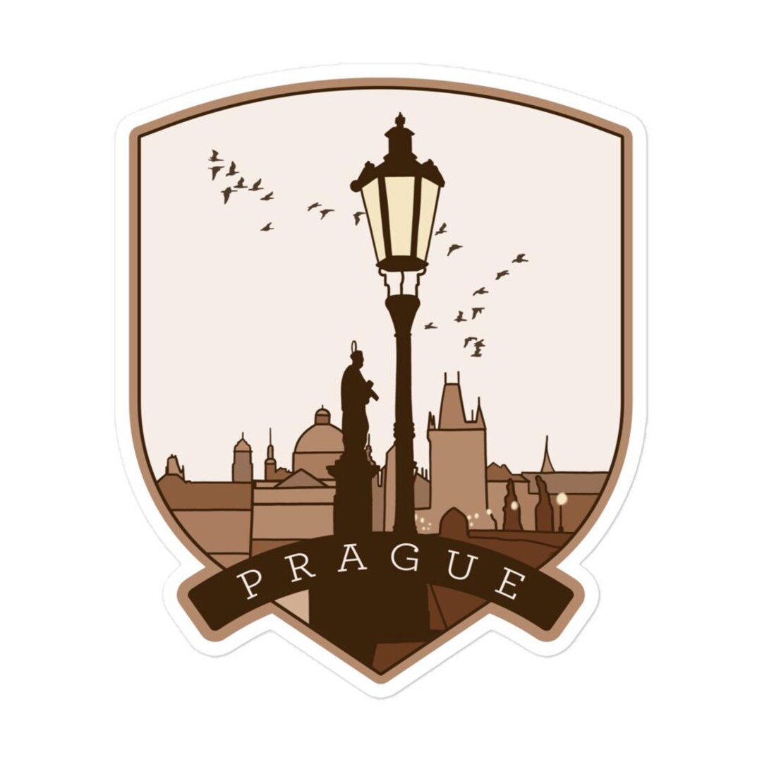 Prague Stickers - Charles Bridge - Etsy