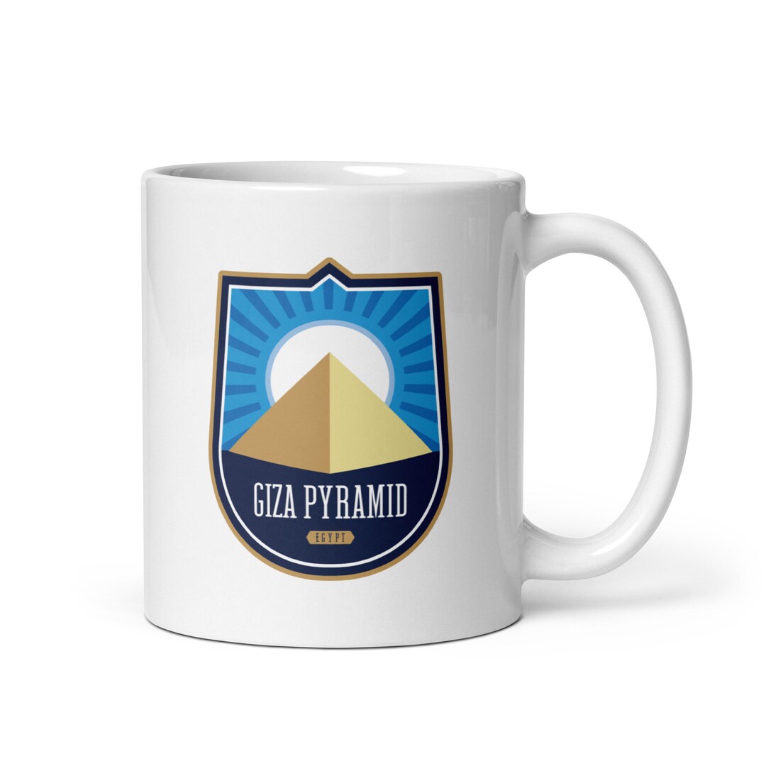 Giza Pyramid Mug Egypt - Etsy