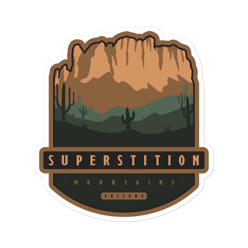 Mountain Sticker - Etsy