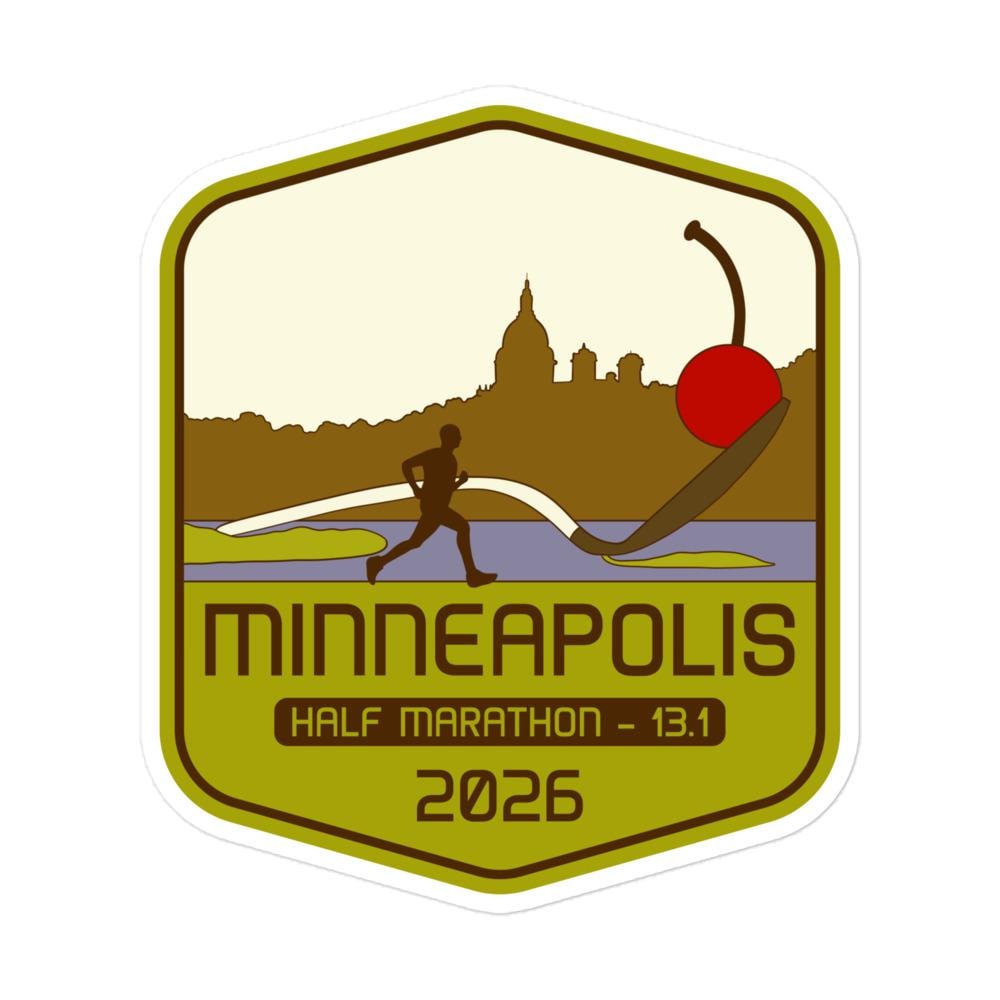 Minneapolis Half Marathon Stickers – 2026 - Etsy