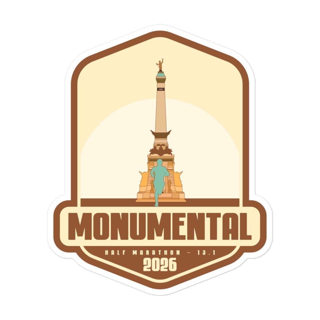 Monumental Half Marathon Stickers – 2026 - Etsy