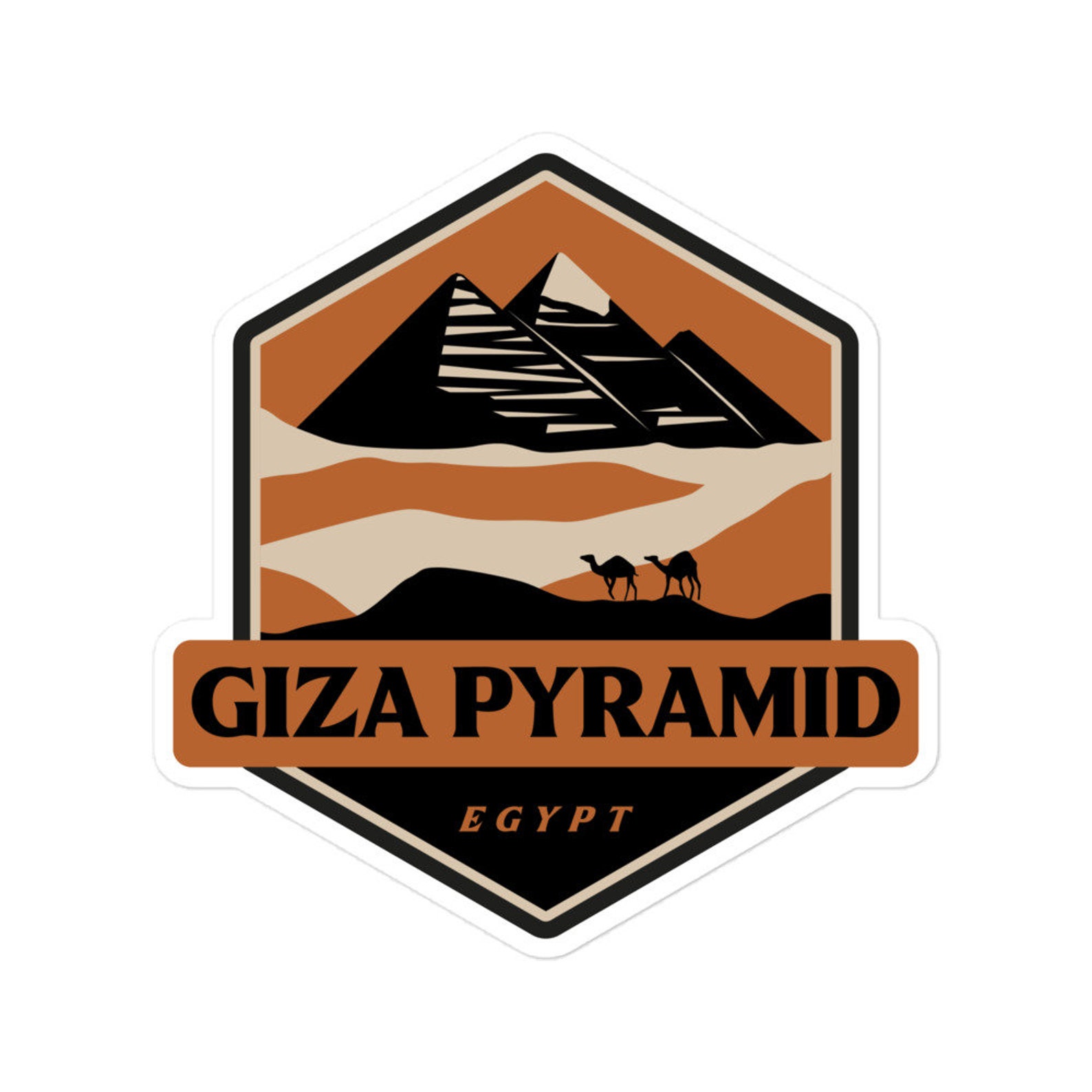 Giza Pyramid Stickers Egypt - Etsy