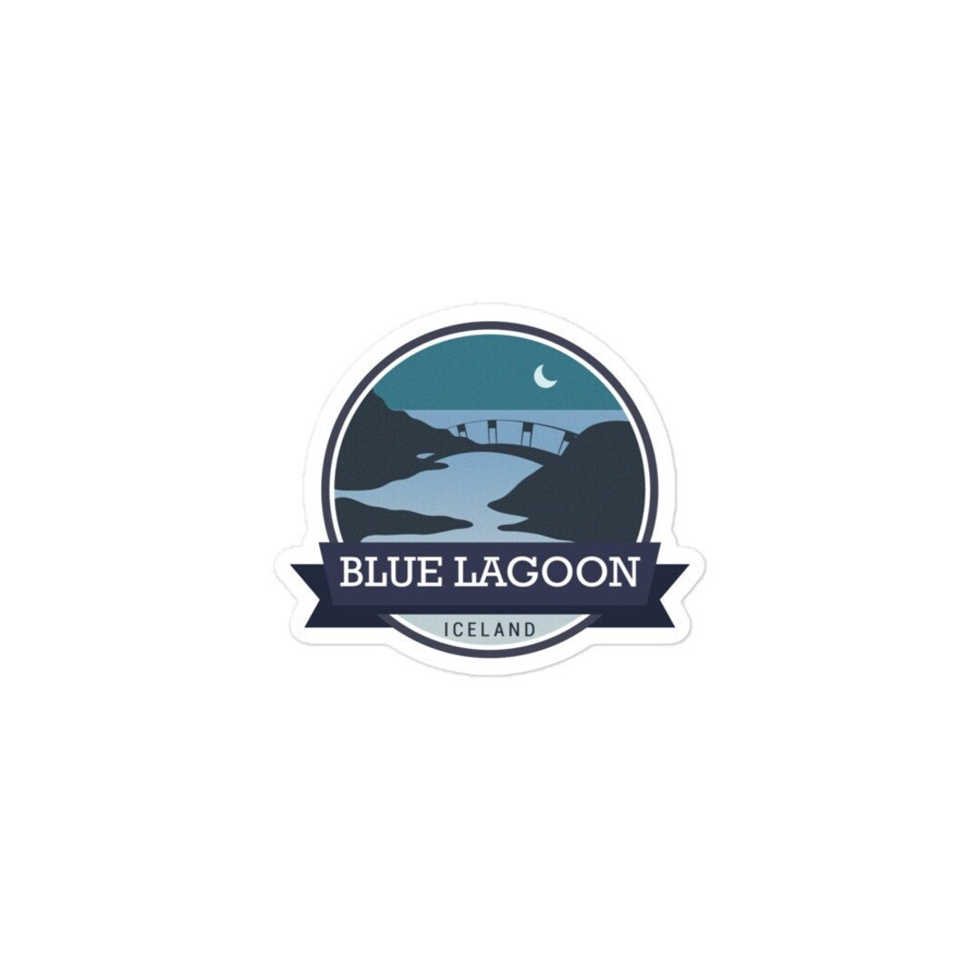 Blue Lagoon Sticker / Iceland Souvenir - Etsy