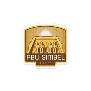 Abu Simbel Stickers – Egypt - Etsy