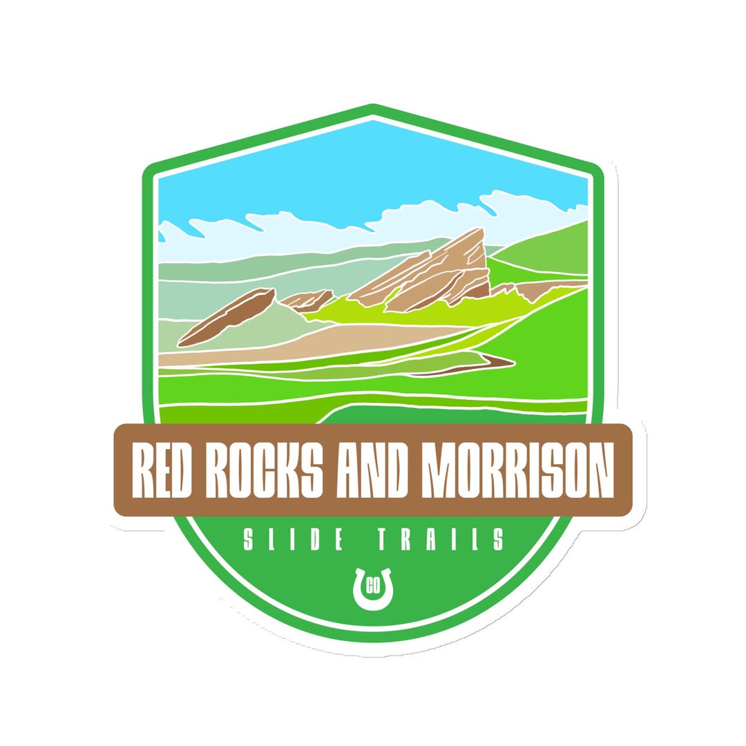 Red Rocks and Morrison Slide Trails Magnet Colorado - Etsy