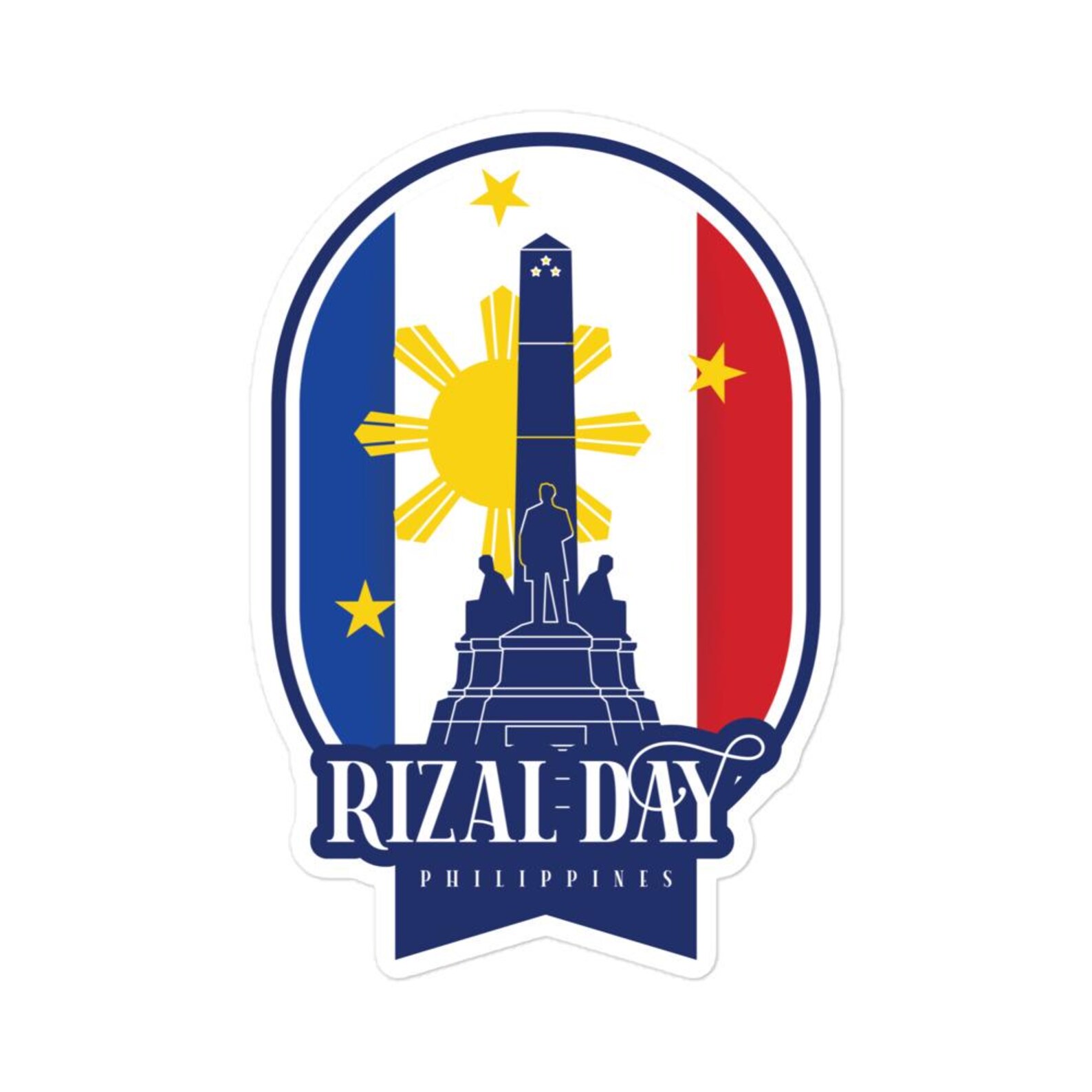 Rizal Day Stickers Philippines - Etsy