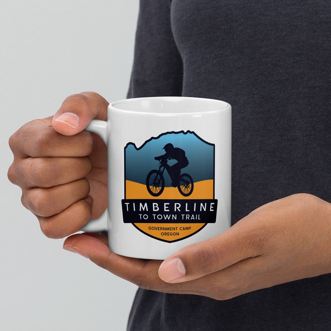 Timberline to Town Trail Government Camp, Oregon White Glossy Mug - Etsy