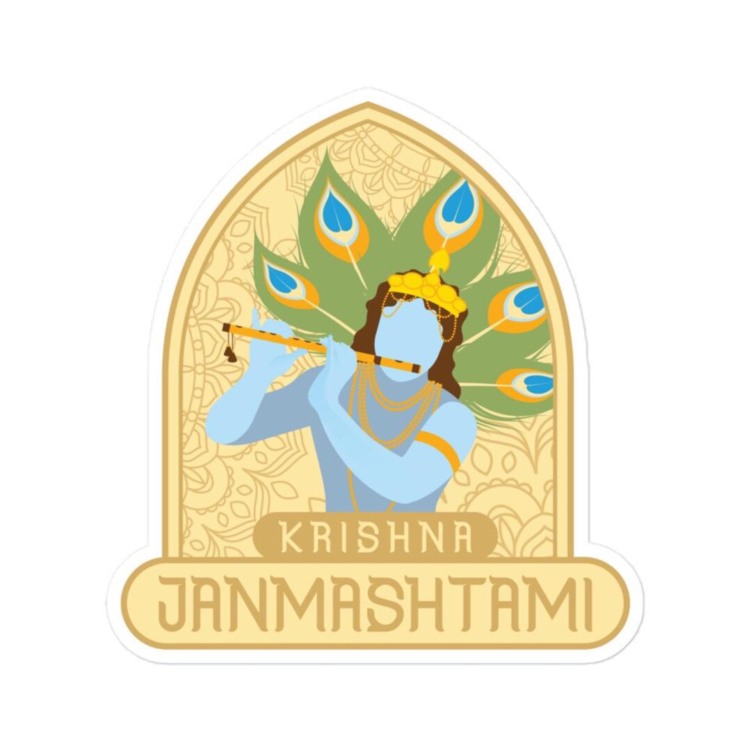 Krishna Janmashtami Stickers - Festival of India - Etsy