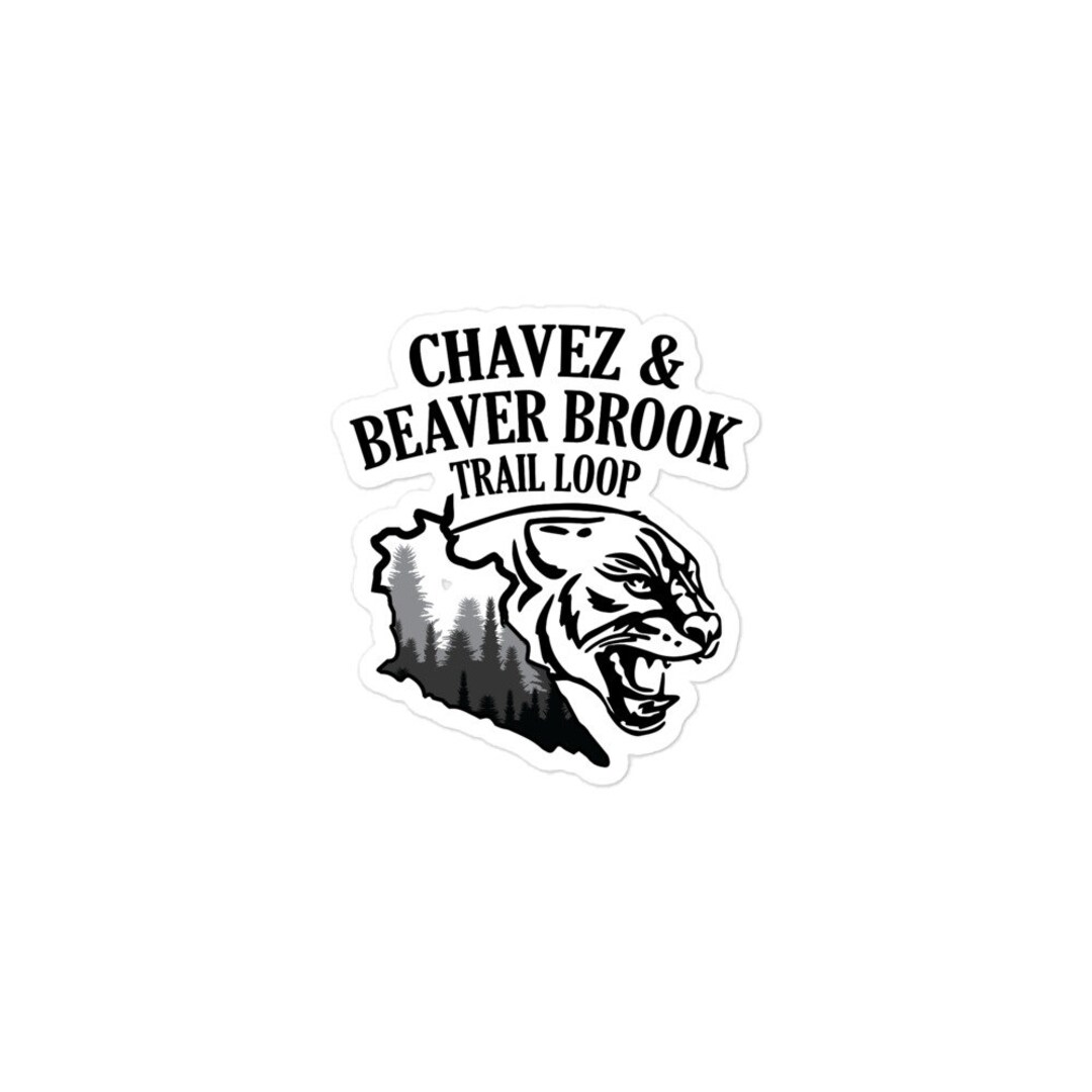 Chavez and Beaver Brook Trail Loop Bubble-free Stickers - Etsy