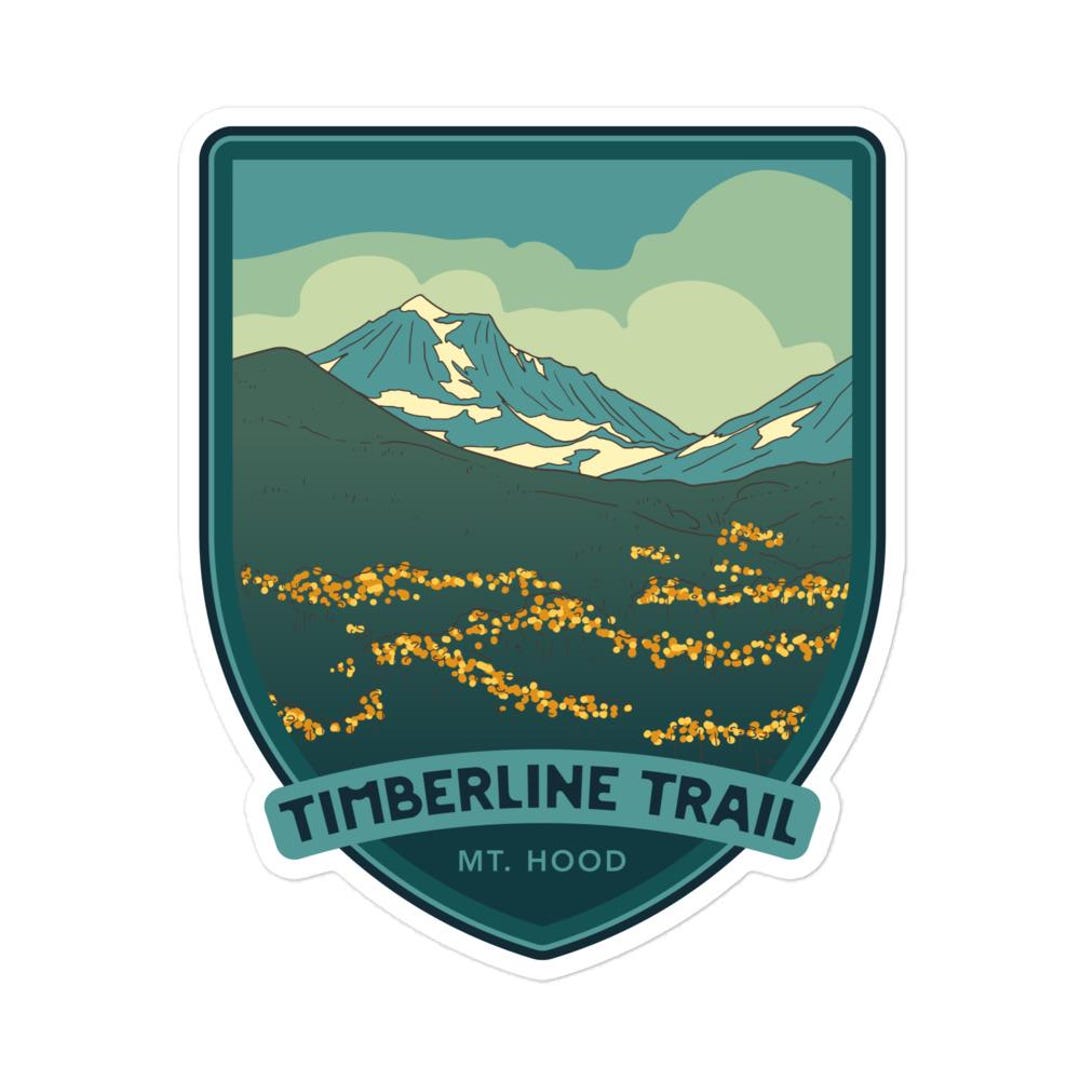 Timberline Trail Stickers – Mt. Hood - Etsy