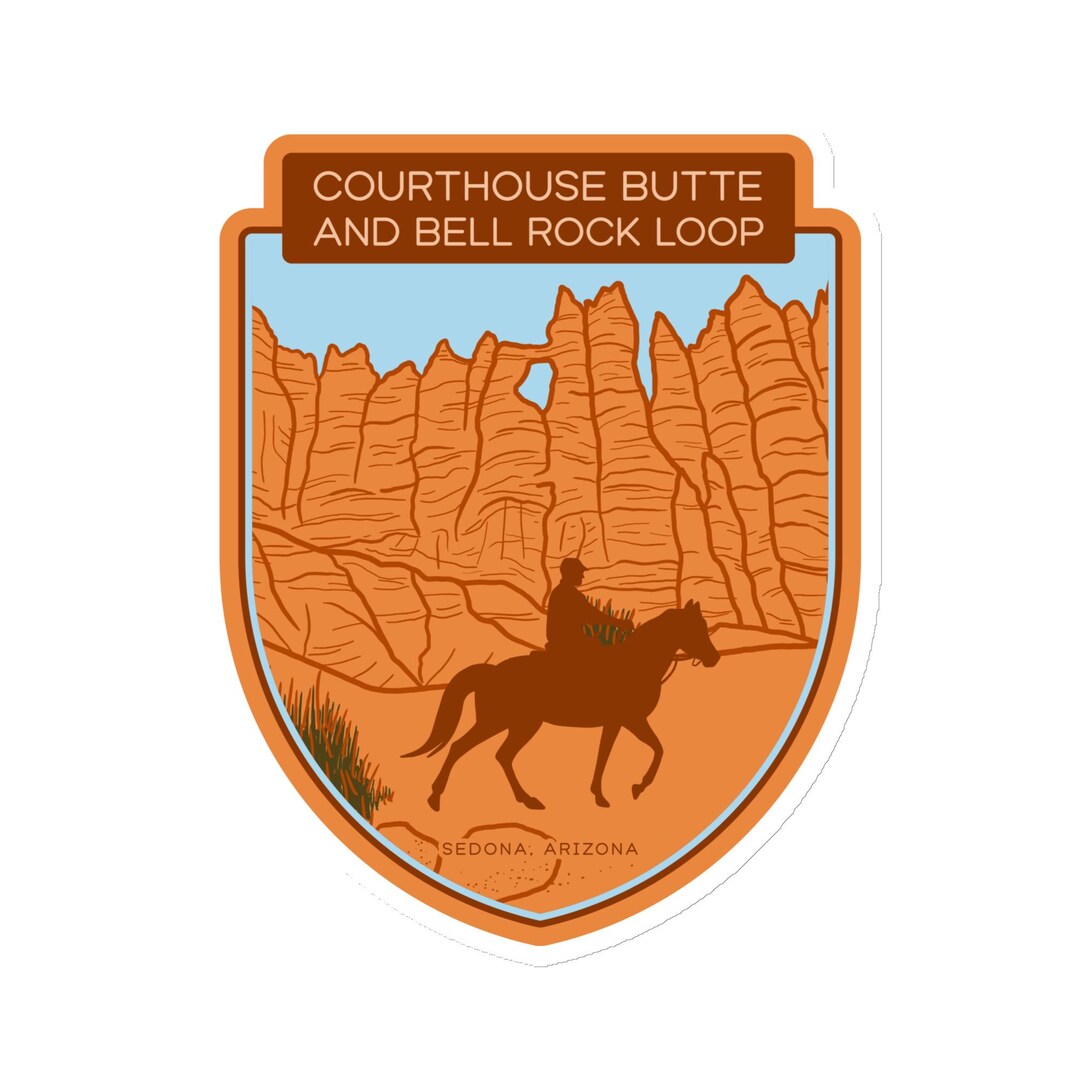 Courthouse Butte and Bell Rock Loop Magnet Arizona Horseback Riding - Etsy