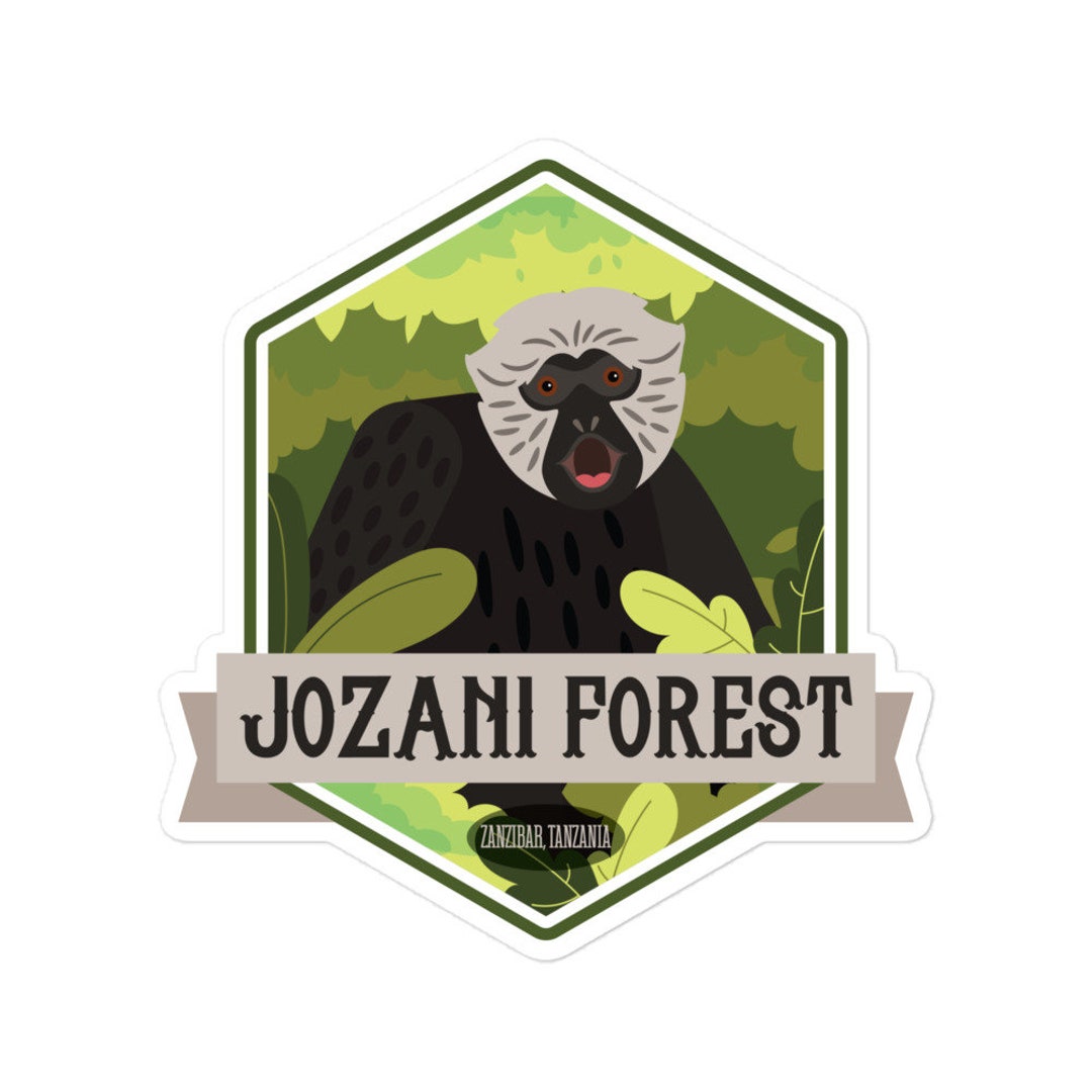 Jozani Forest Stickers - Zanzibar, Tanzania - Etsy