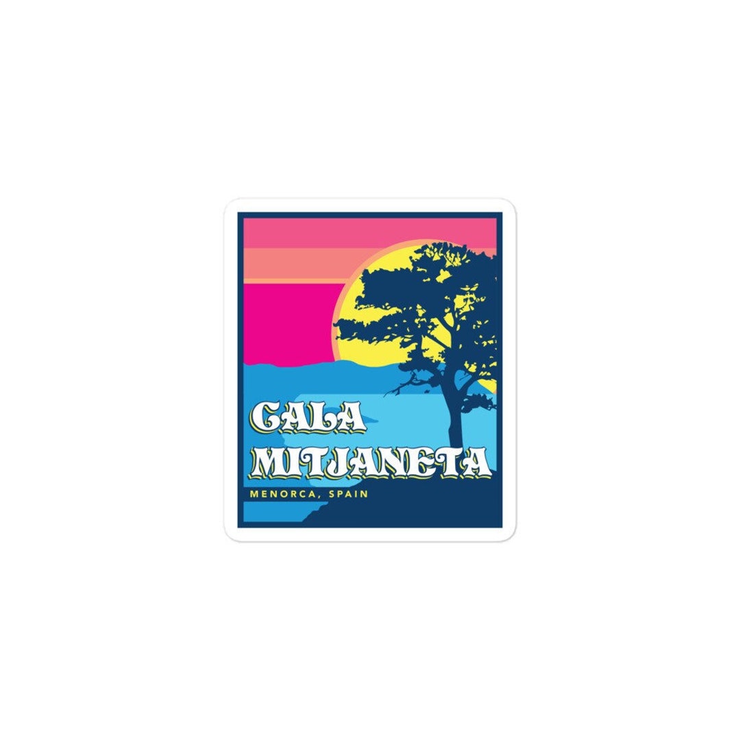 Cala Mitjaneta Sticker Menorca Souvenir /spain Traveler Gift - Etsy