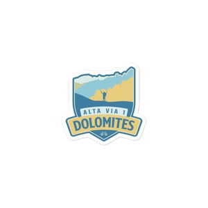 Alta via 1 Stickers - Dolomites - Etsy
