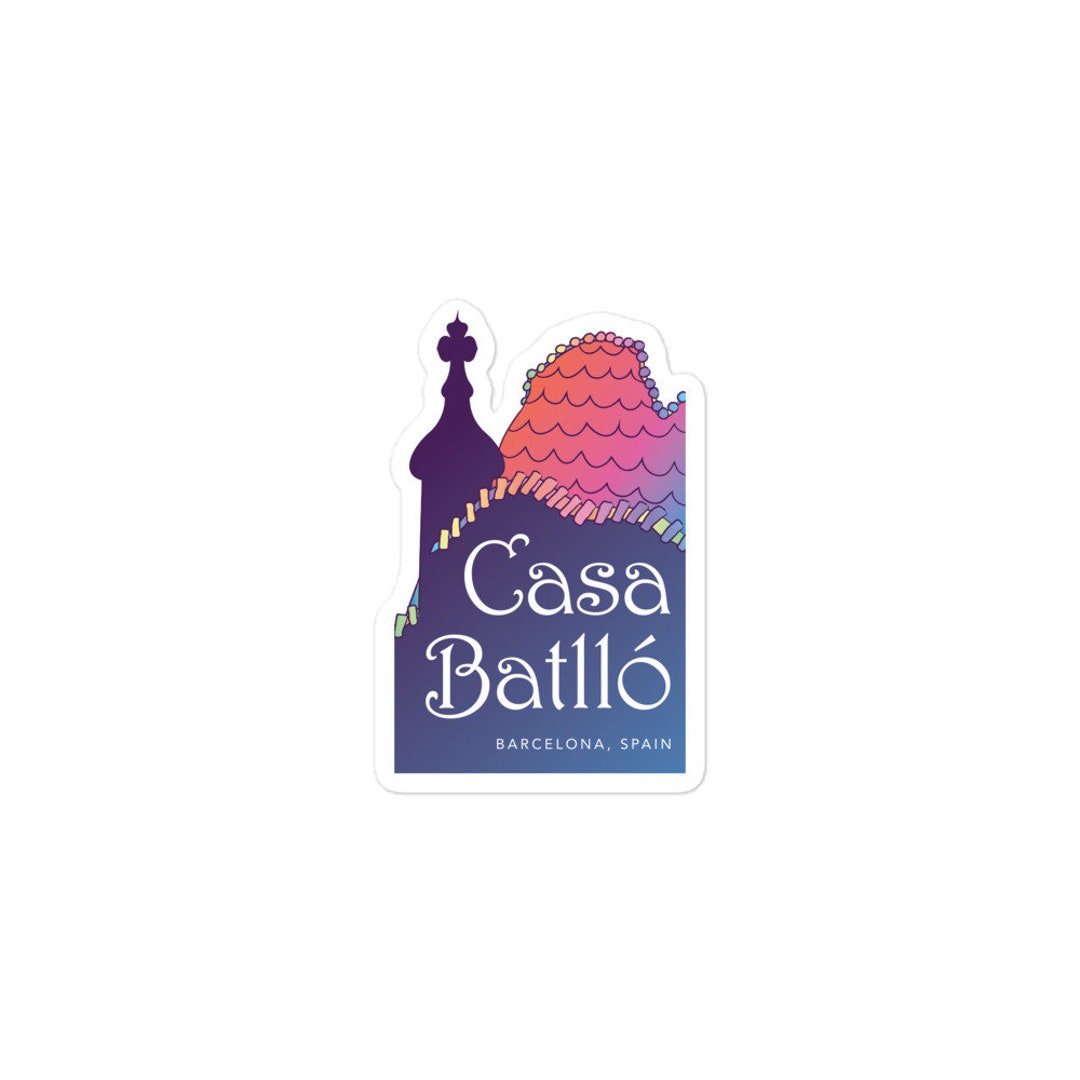 Casa Batllo - Barcelona, Spain Bubble-free Stickers - Etsy