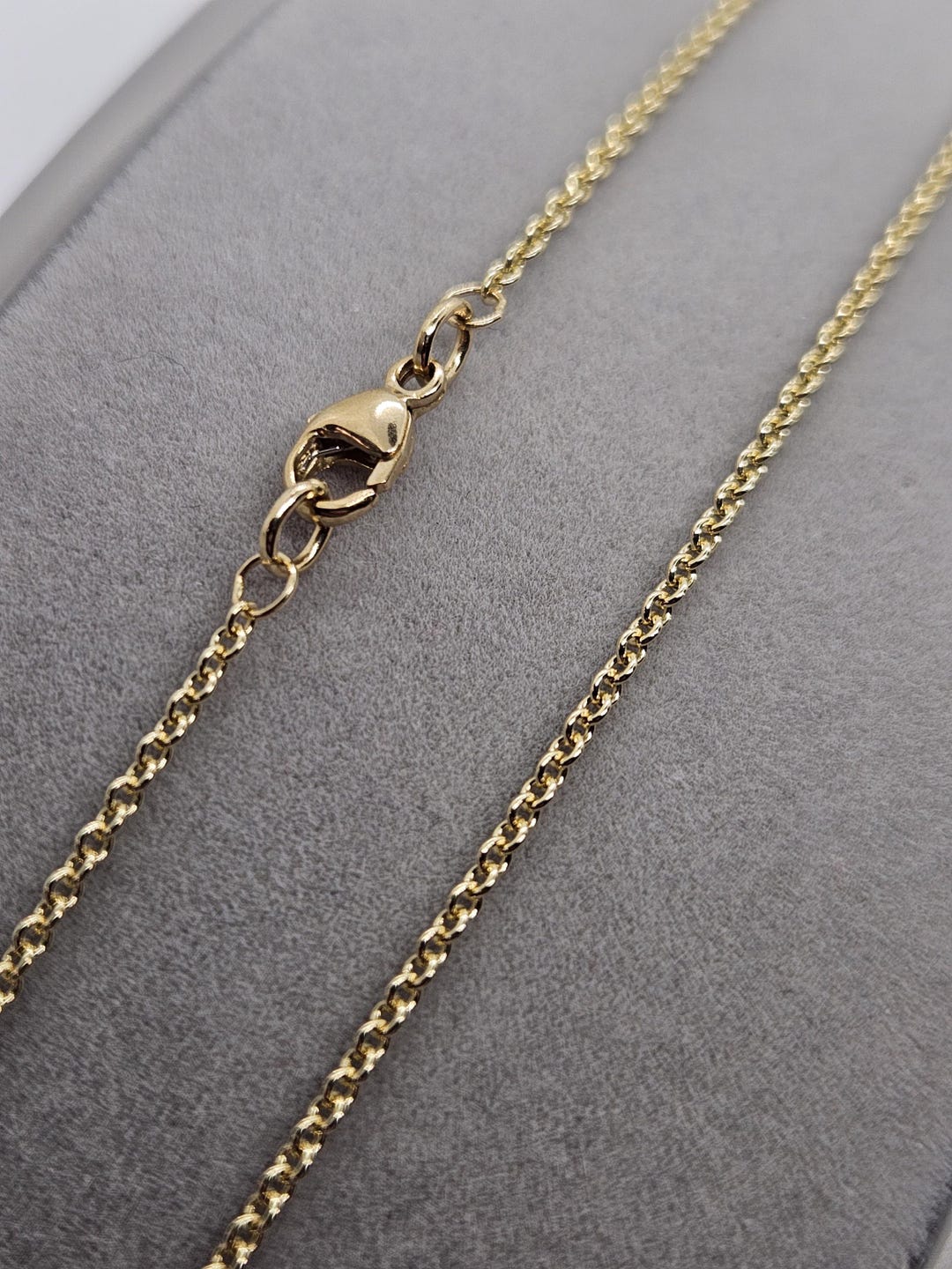 9ct Yellow Gold Close 1.6mm Link Trace Chain Various Lengths (40CTT) - Etsy