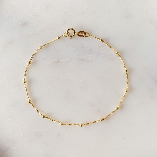 10k Gold Bracelet - Etsy