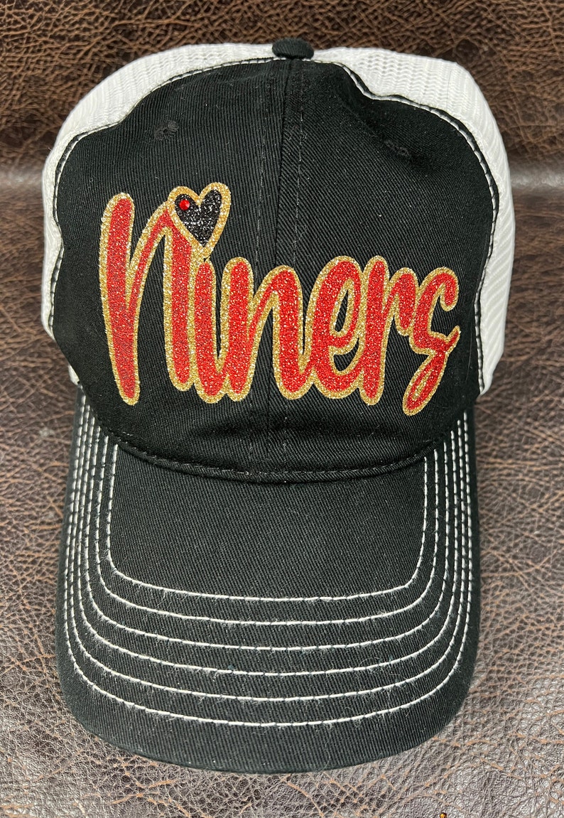 Niners Football Hat - Customizable With Your Colors - Bling 49ers - San ...